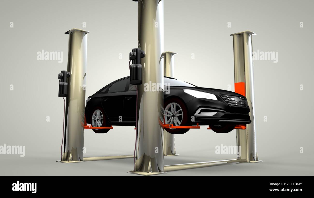 Automobile lift hi-res stock photography and images - Alamy