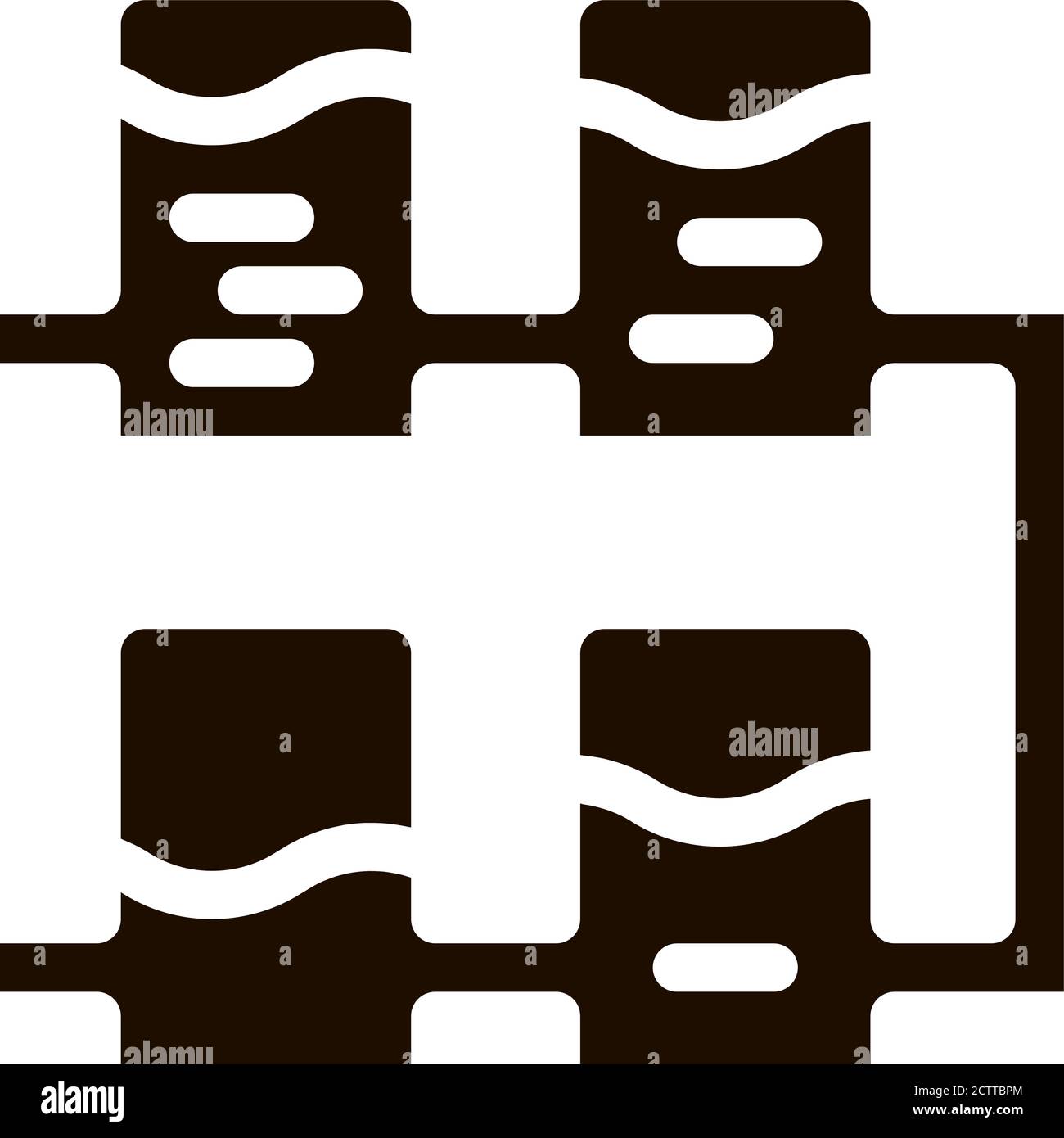 Multiple Tier System Water Treatment glyph icon Stock Vector Image ...