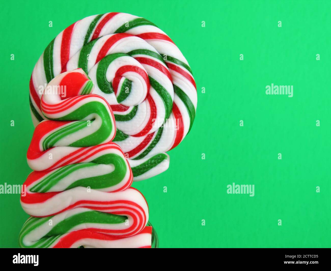 Christmas candy variety in red, white, and green with a green ...