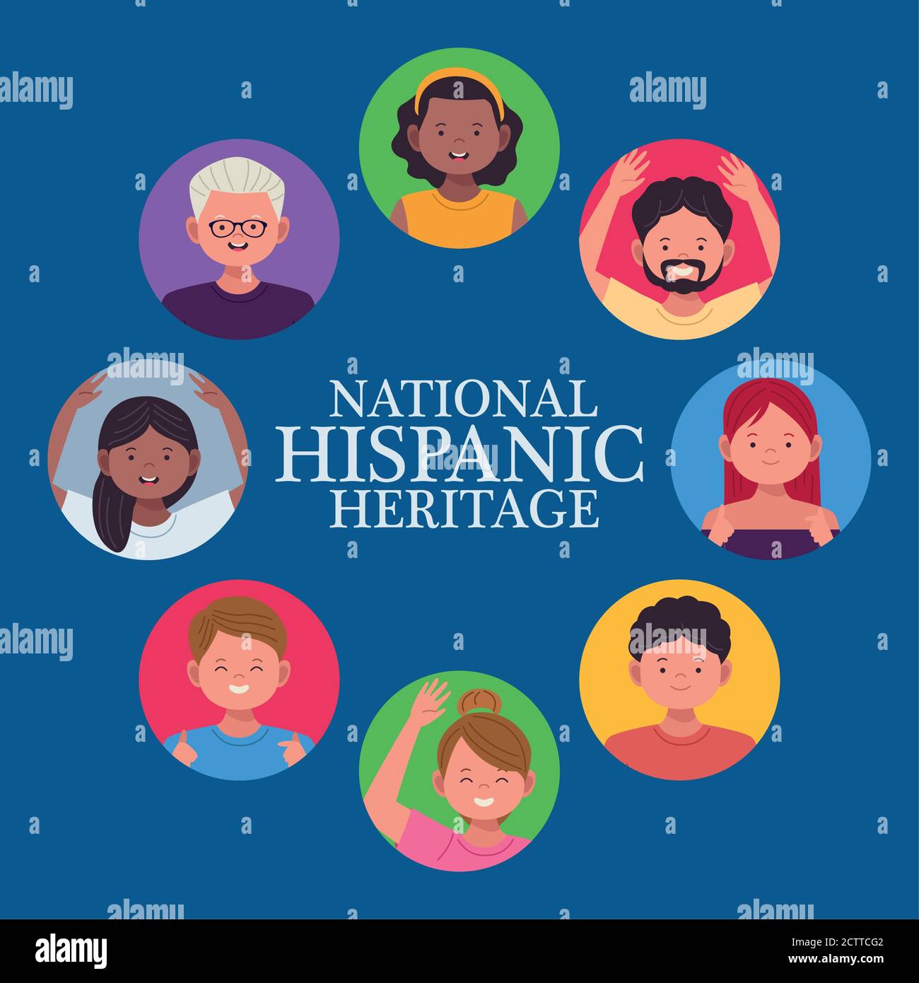 Latin america americans Stock Vector Images - Alamy