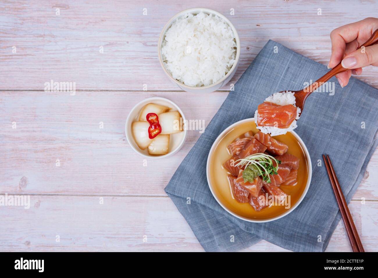 Delicious Korean food, a collection of various Korean dishes 022 Stock ...