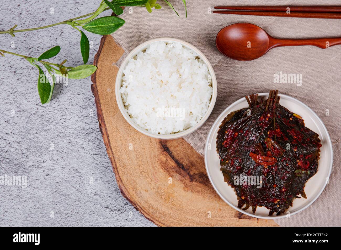 Delicious Korean food, a collection of various Korean dishes 042 Stock ...