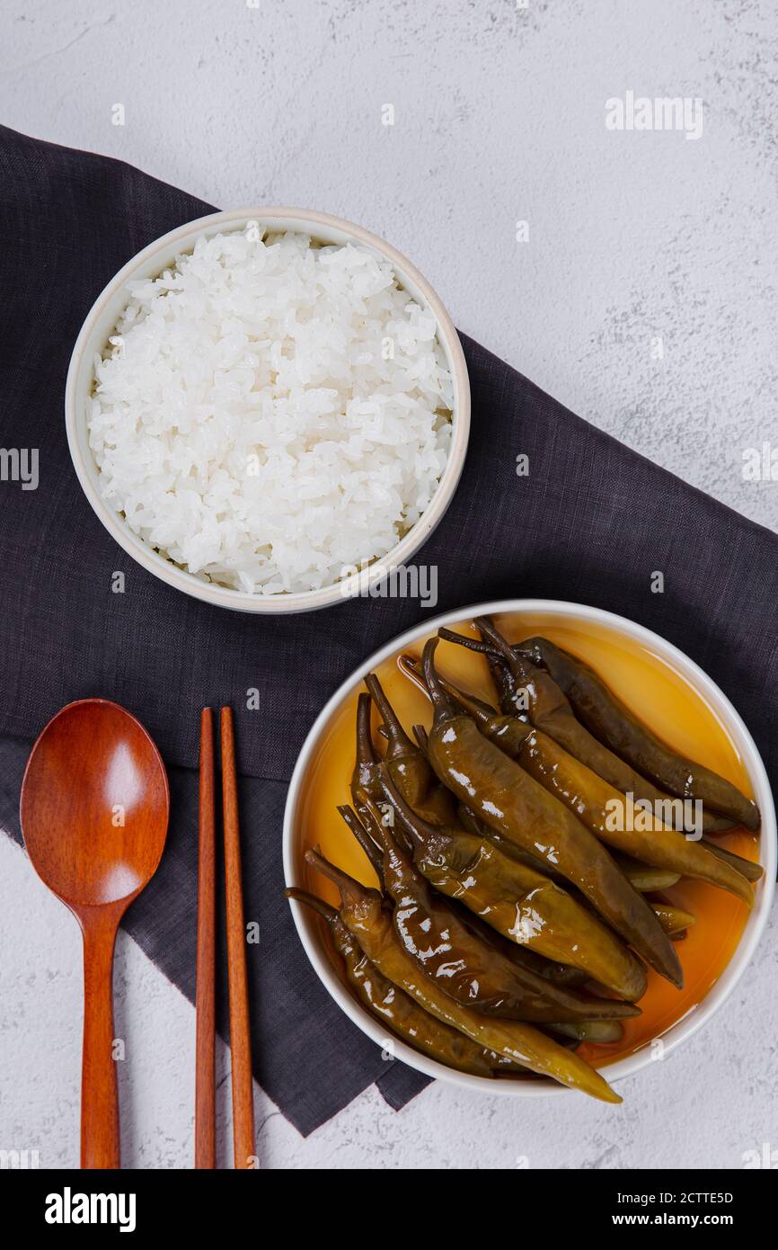 Delicious Korean food, a collection of various Korean dishes 070 Stock ...