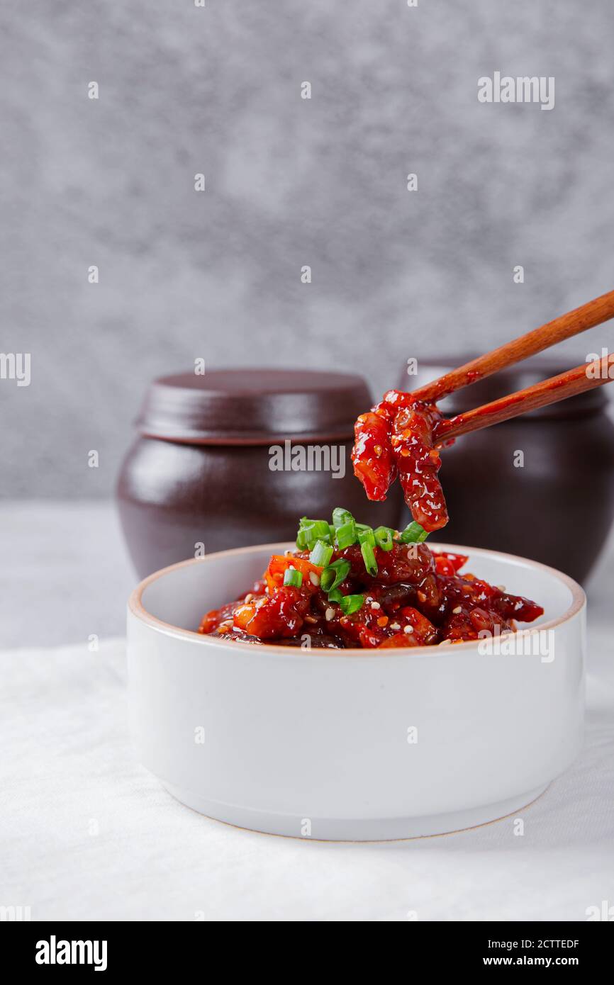 Delicious Korean food, a collection of various Korean dishes 163 Stock ...