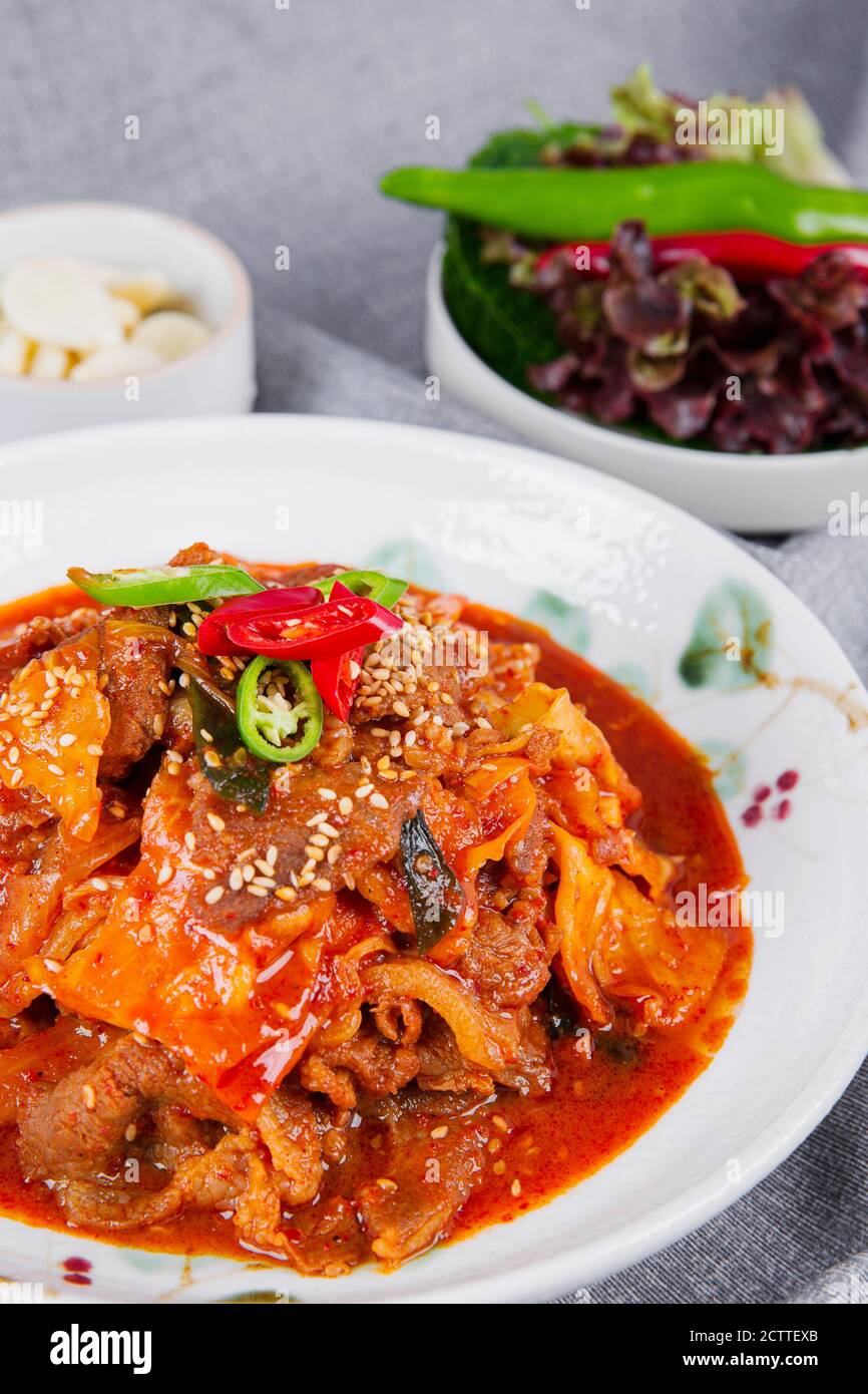 Delicious Korean food, a collection of various Korean dishes 307 Stock ...