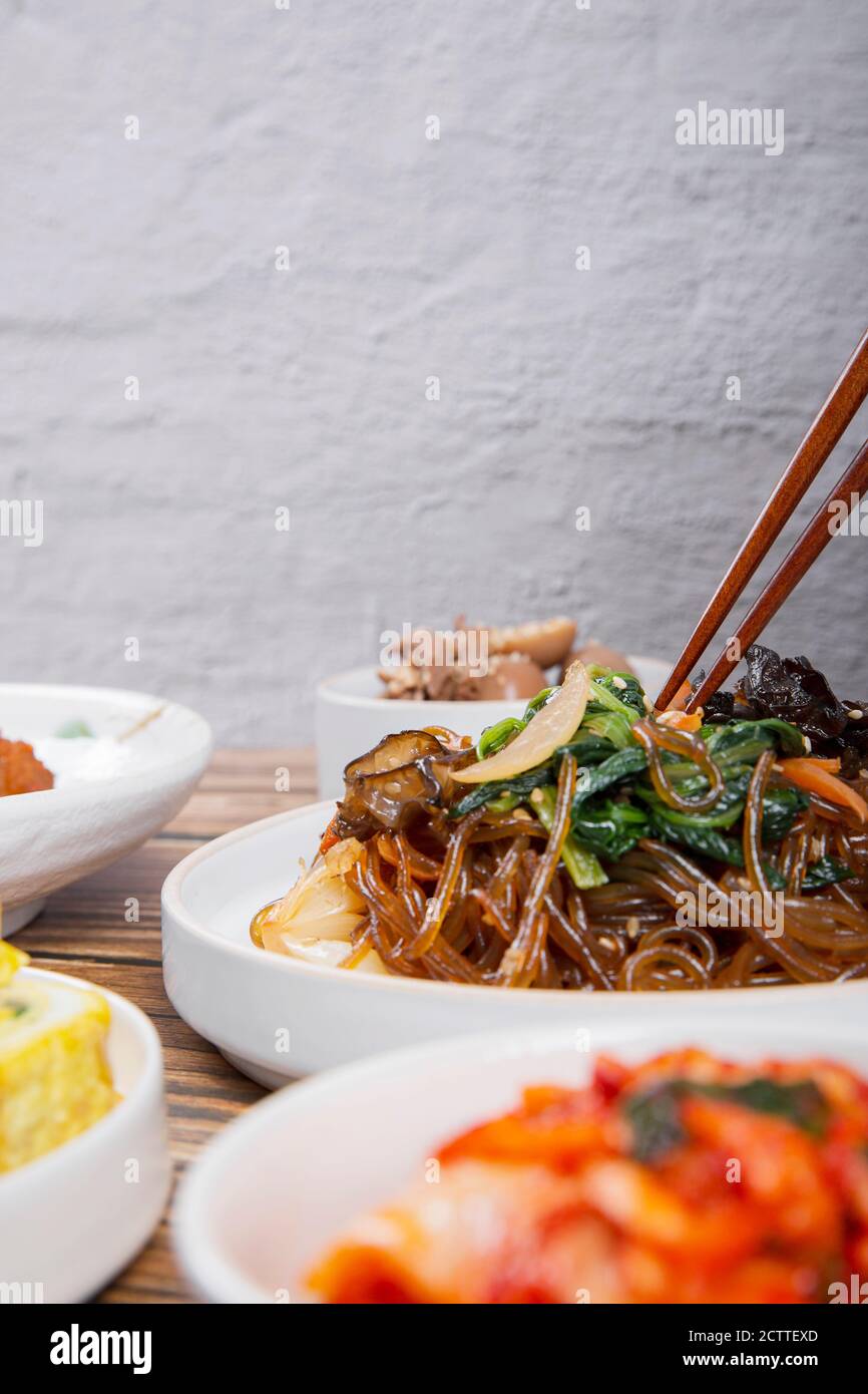 Delicious Korean food, a collection of various Korean dishes 301 Stock ...
