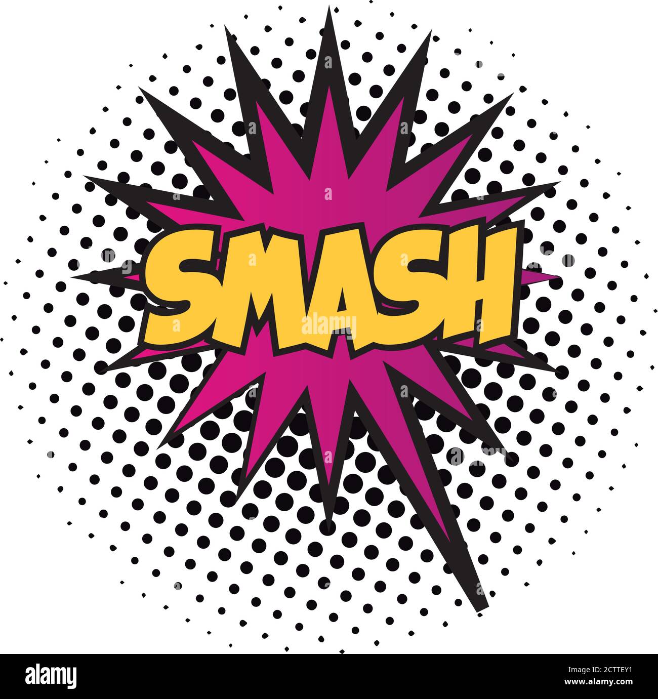 Expression splash smash word hi-res stock photography and images - Alamy