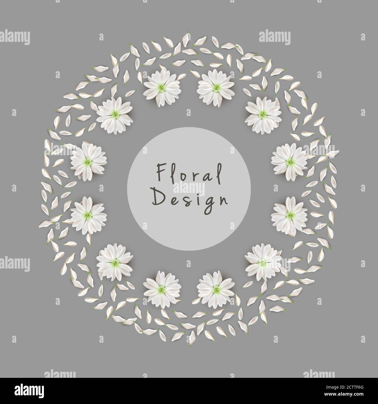 Holiday Flower Frame Stock Vector Image & Art - Alamy