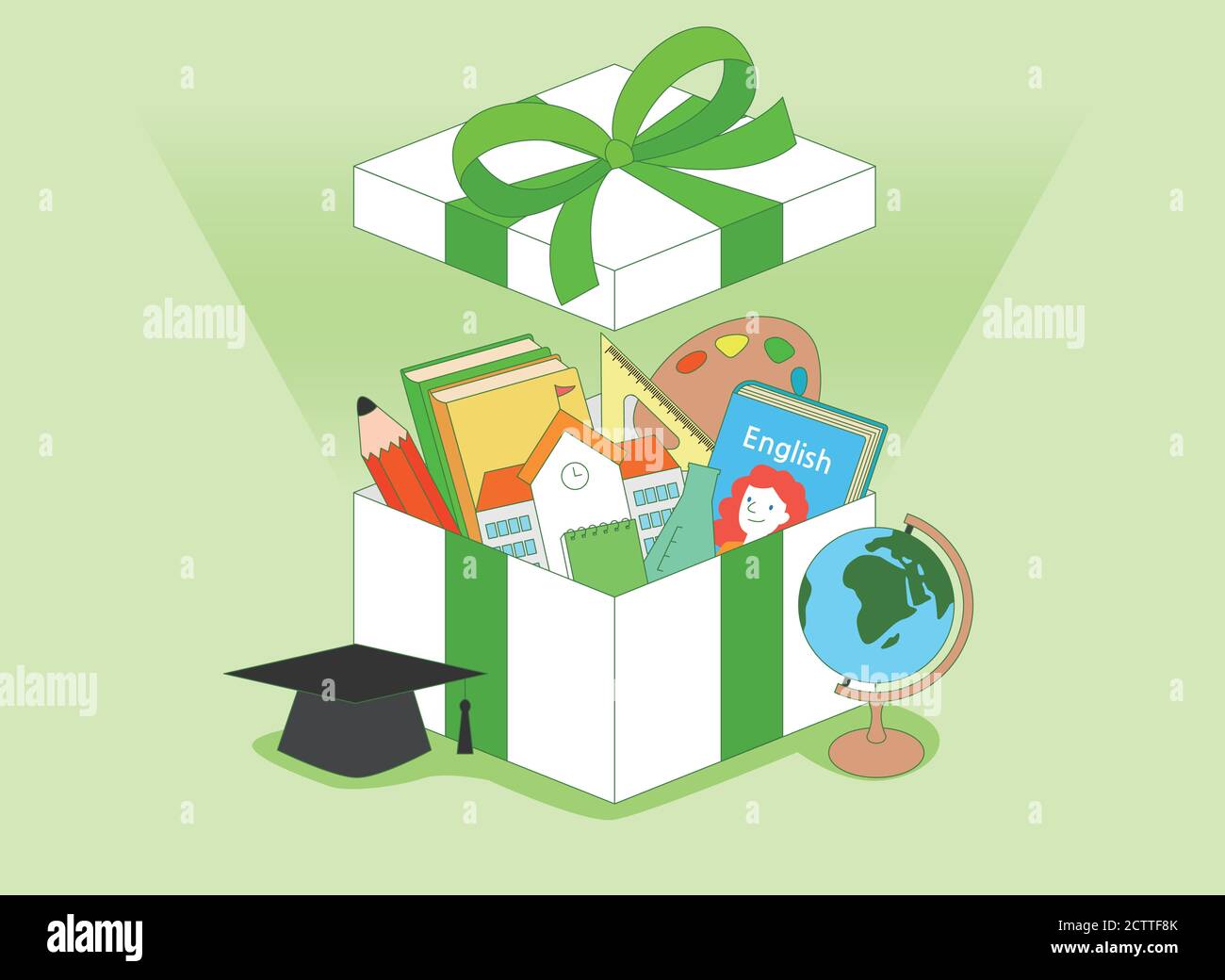 Open gift box concept, Colorful presents illustration 005 Stock Vector ...