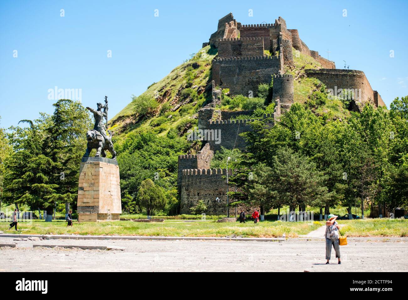 Gori, Georgia - June 13 2017: Gori Fortress (Goris Tsikhe), ancient ...