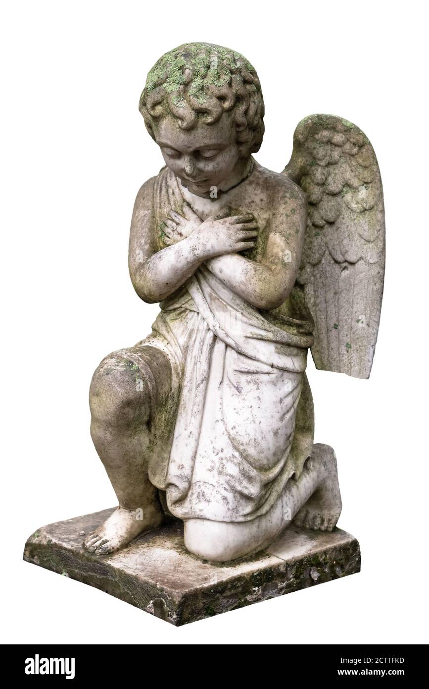 Female statue cemetery Cut Out Stock Images & Pictures - Alamy