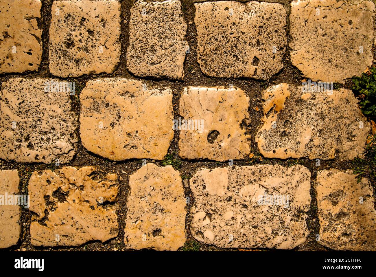 medieval street of stones in Germany Stock Photo - Alamy