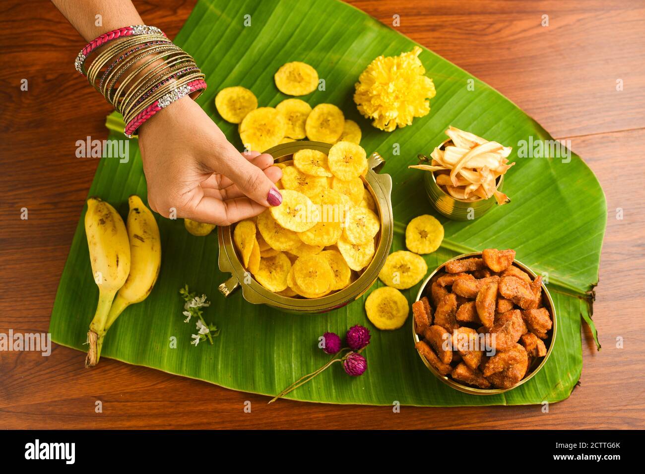 Kerala banana chips for Onam festival popular deep fried snack ...