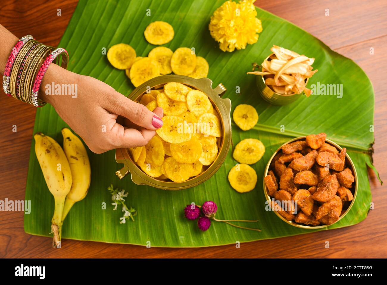 Kerala banana chips for Onam festival popular deep fried snack ...