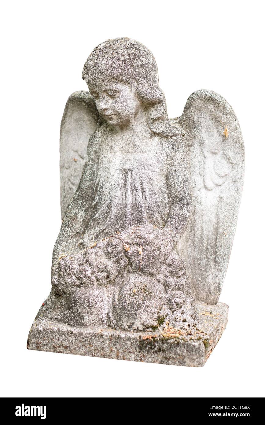 Woman statue cemetery Cut Out Stock Images & Pictures - Alamy