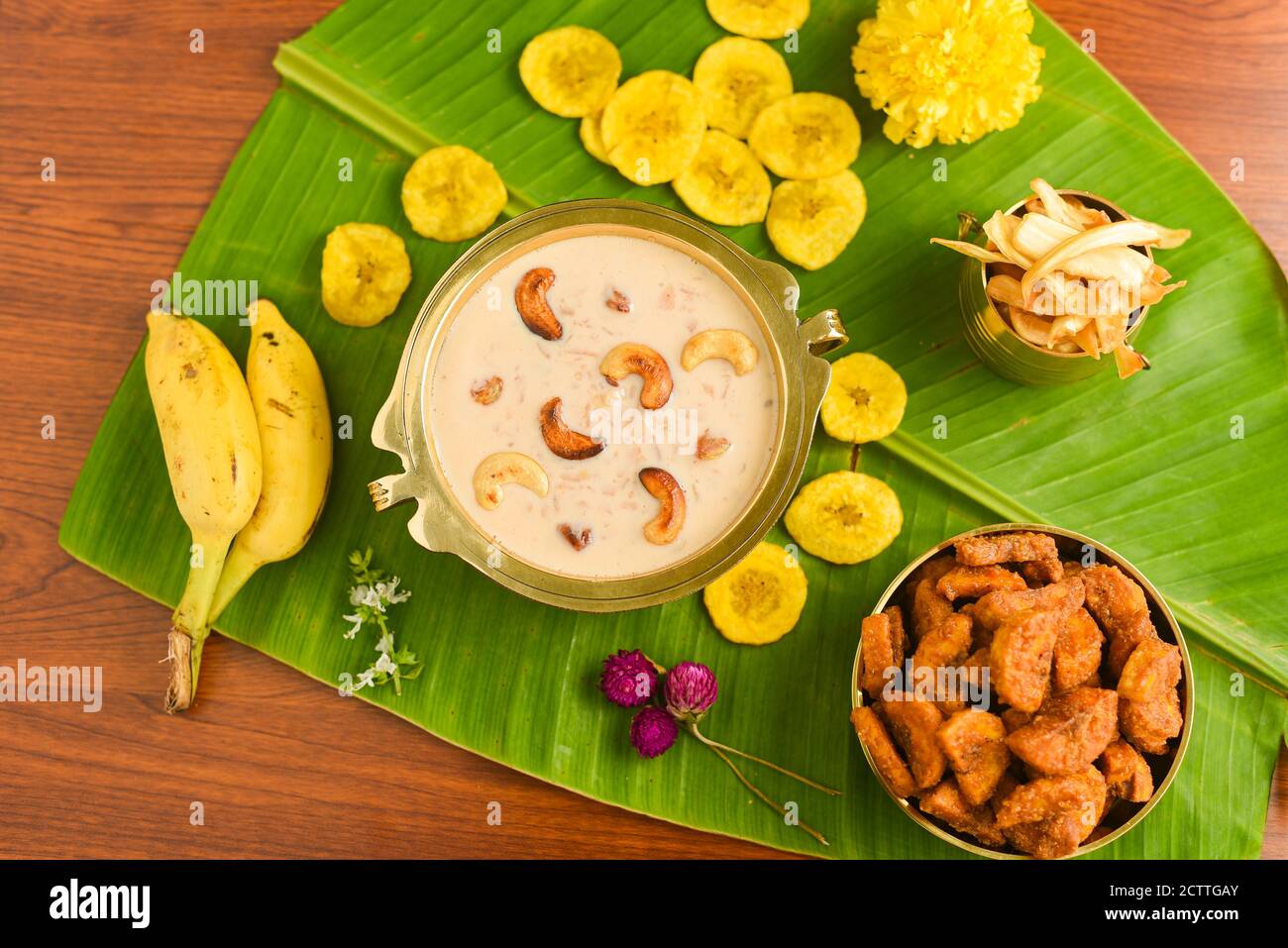 Onam sadhya sweet parippu payasam or dal kheer dessert Kerala, South ...