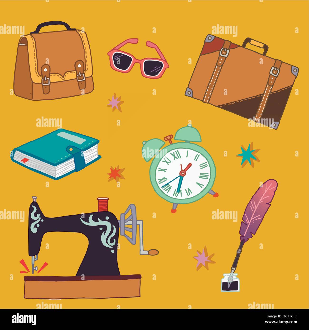 Objects and props Stock Vector Images - Alamy