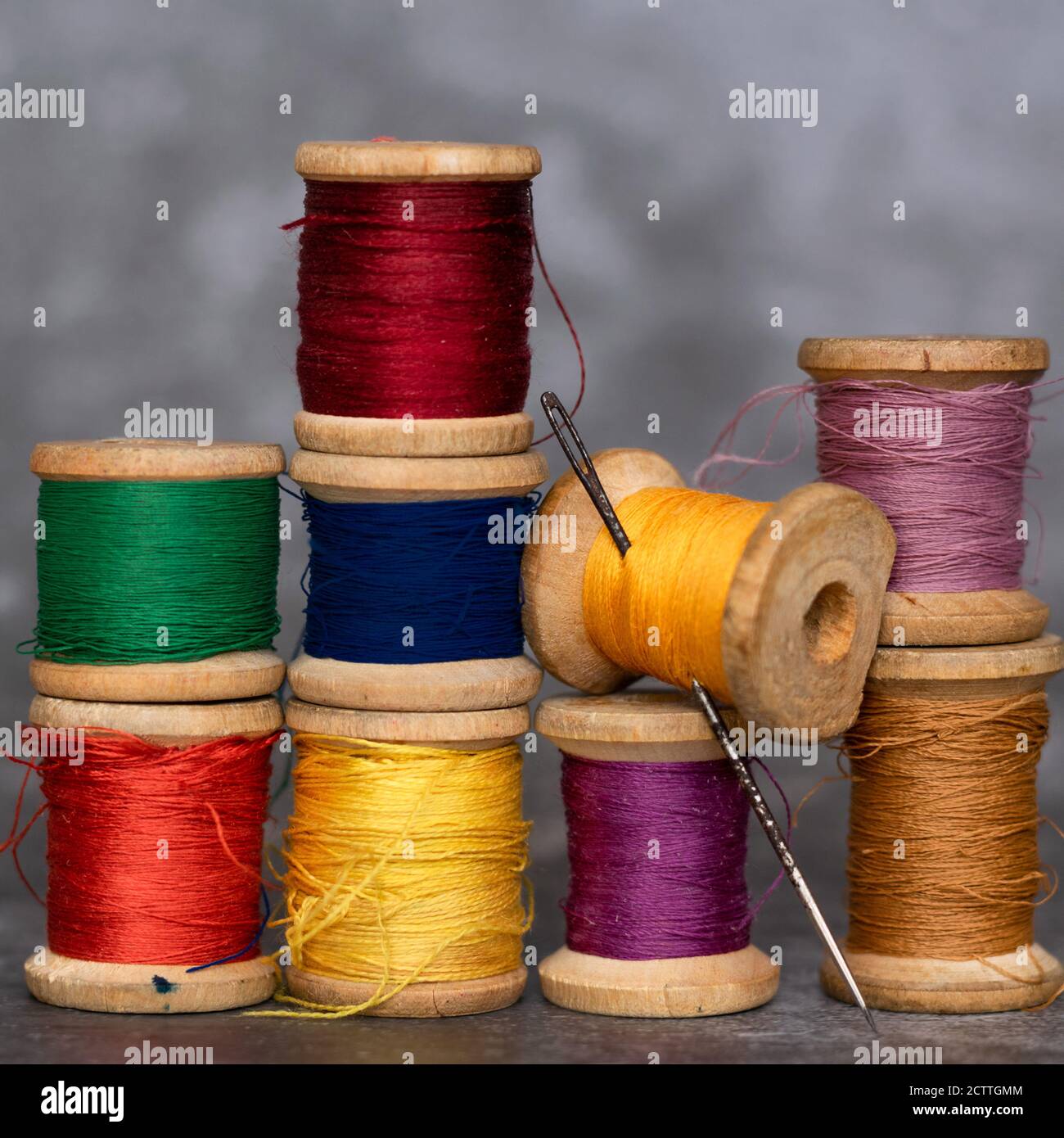 Cotton spool old mill hi-res stock photography and images - Alamy