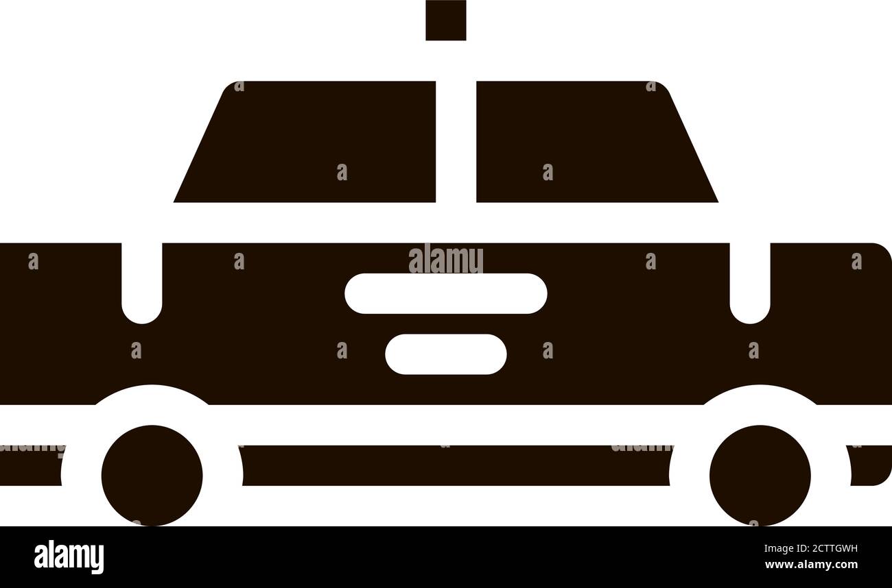 Public Transport Taxi Car Cab Vector Sign Icon Stock Vector Image & Art ...