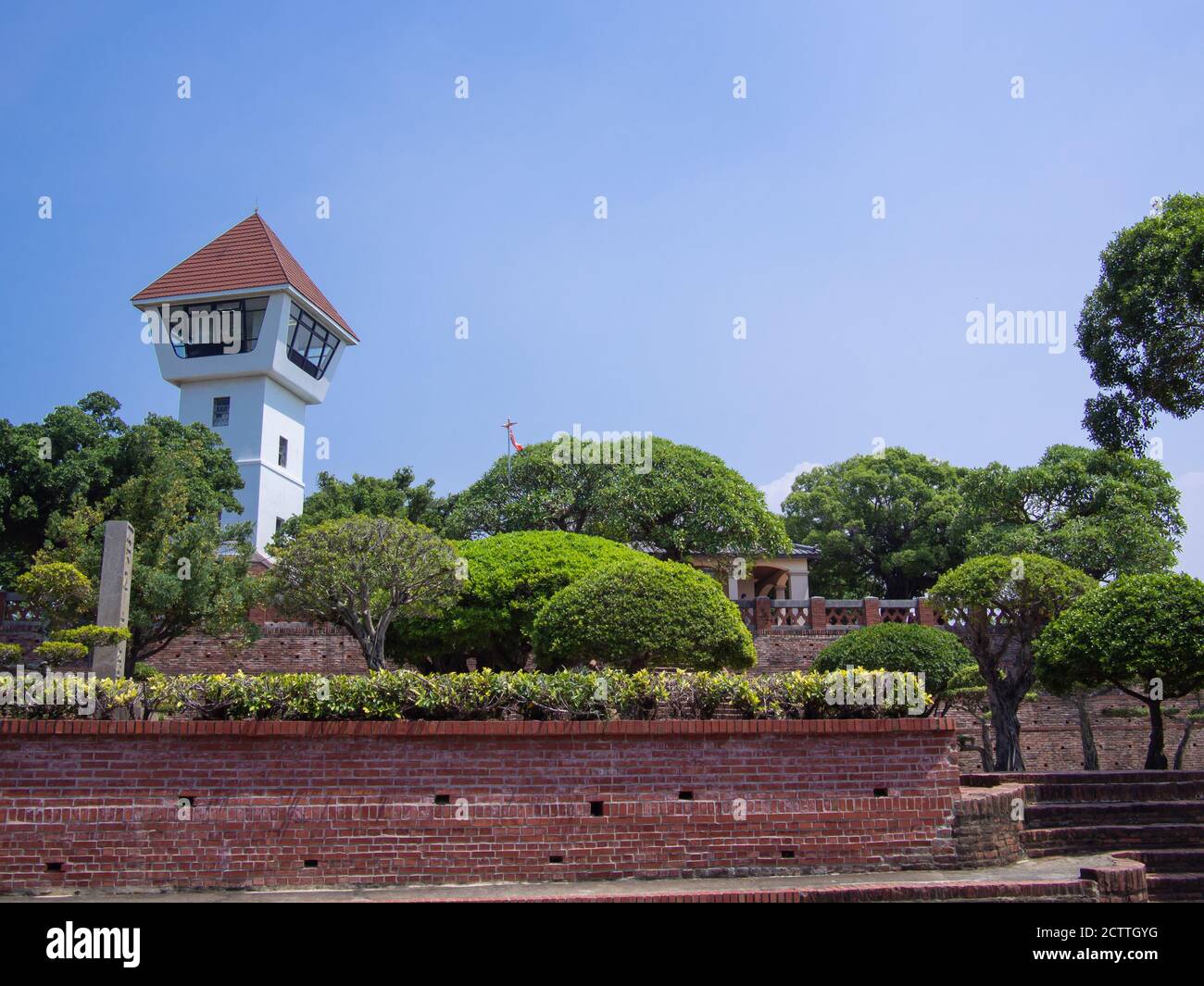 Anping Old Fort with the view of its watchtower on September 23, 2020 ...