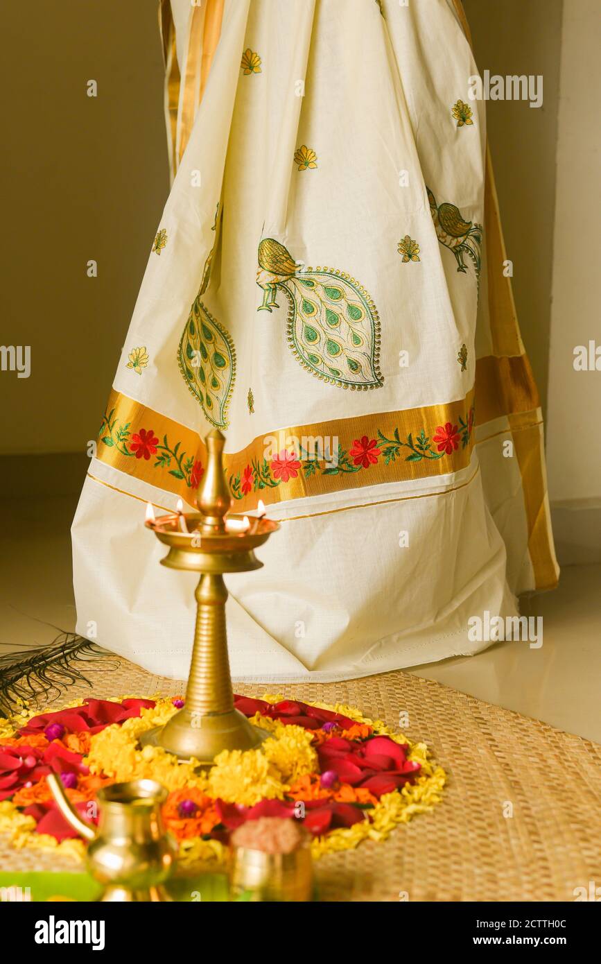 India Onam Saree
