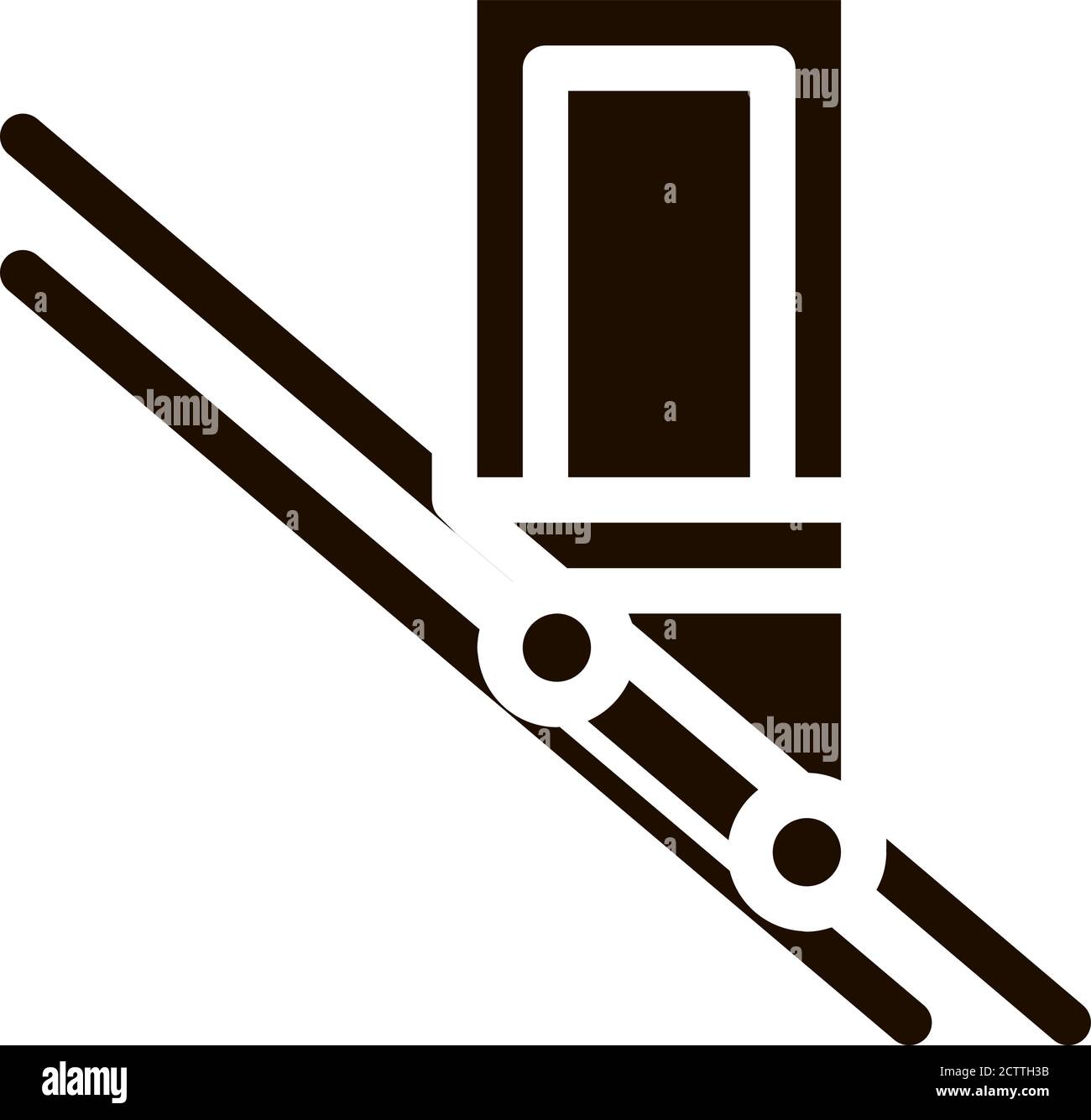 Double inclined elevator Cut Out Stock Images & Pictures - Alamy