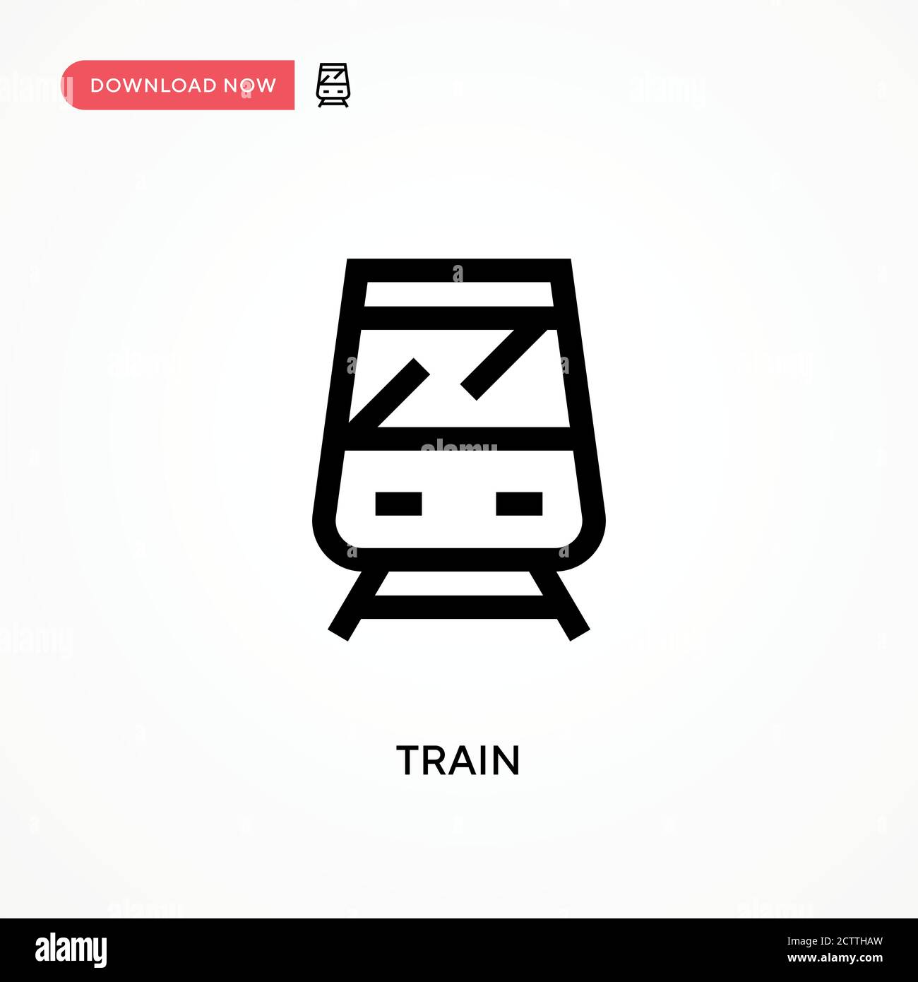 Train vector icon. . Modern, simple flat vector illustration for web ...