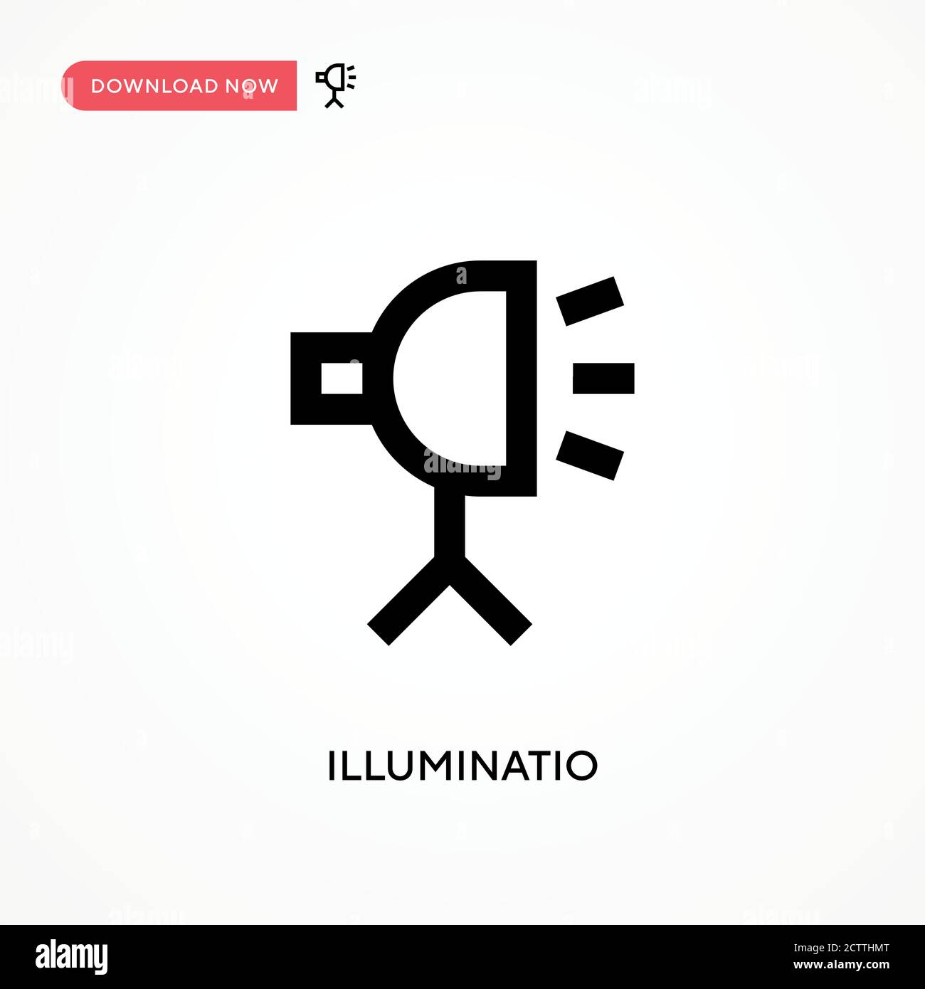 Illuminatio vector icon. . Modern, simple flat vector illustration for ...