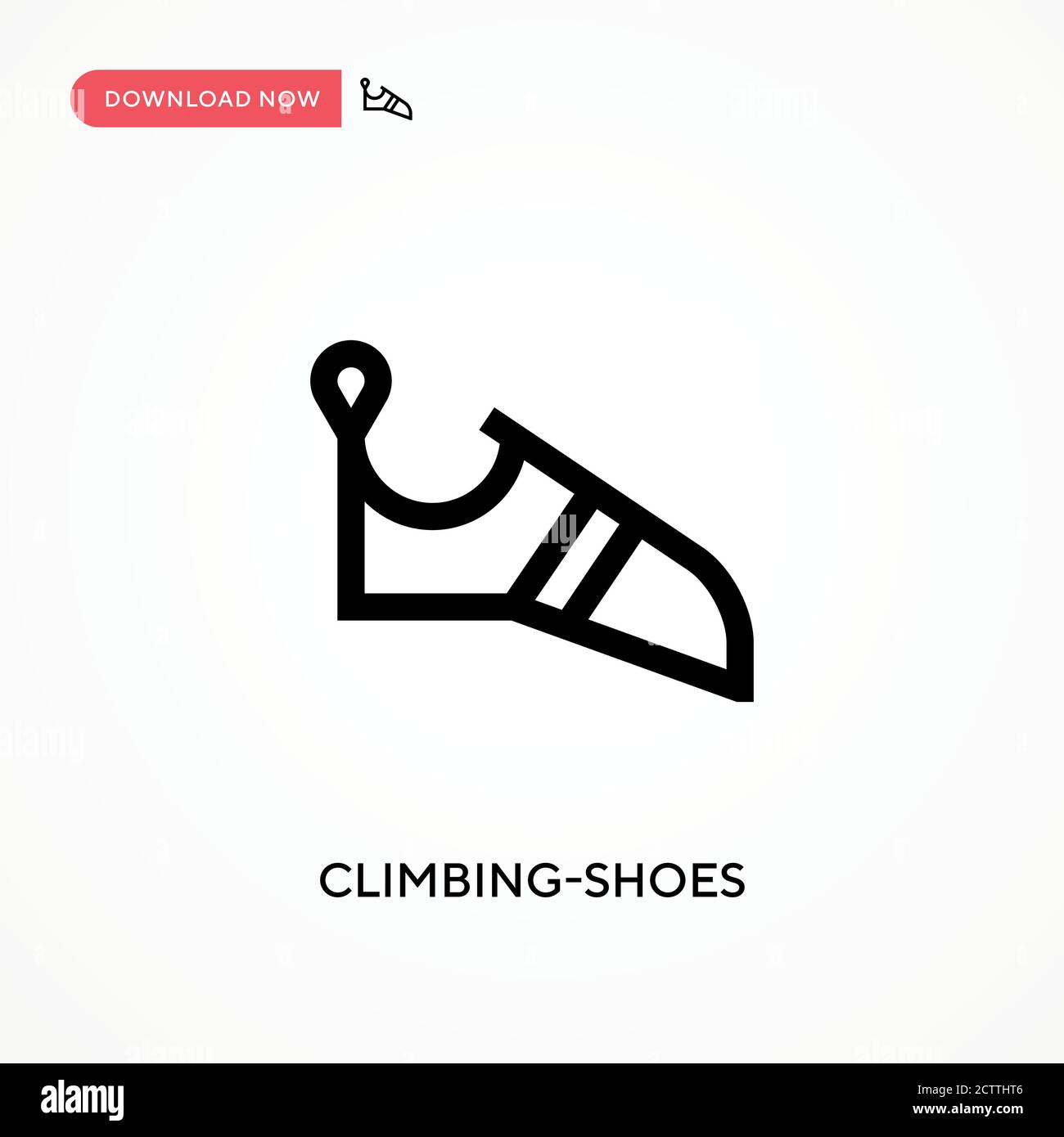 Climbing-shoes vector icon. . Modern, simple flat vector illustration ...