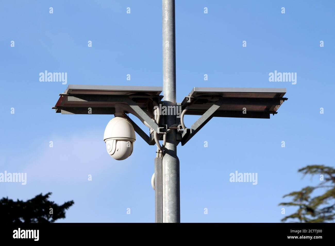 White ball shaped rotatable waterproof security camera CCTV powered by ...