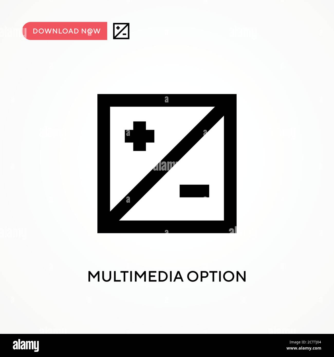 Multimedia Option Stock Vector Images - Alamy