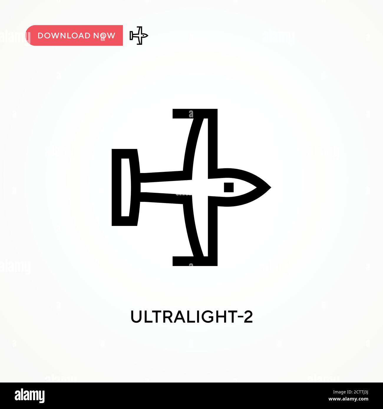 Silhouette ultralight aircraft Stock Vector Images - Alamy