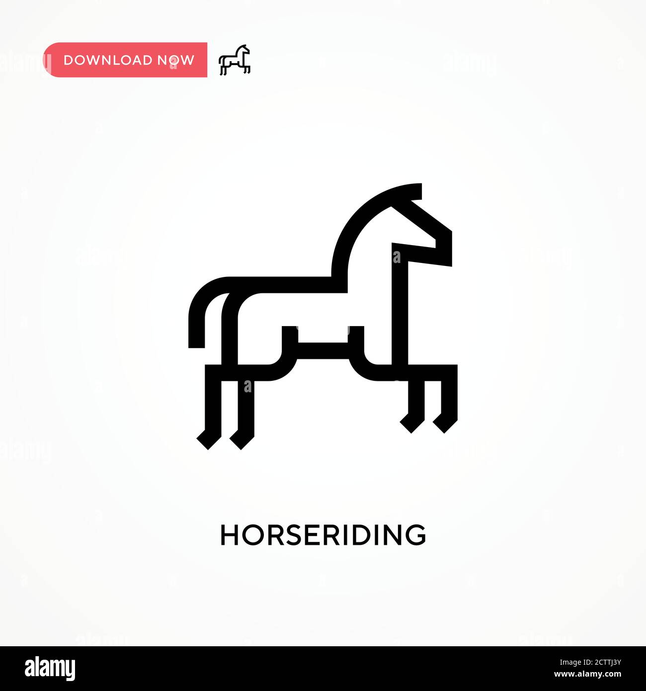 Horseriding vector icon. . Modern, simple flat vector illustration for ...