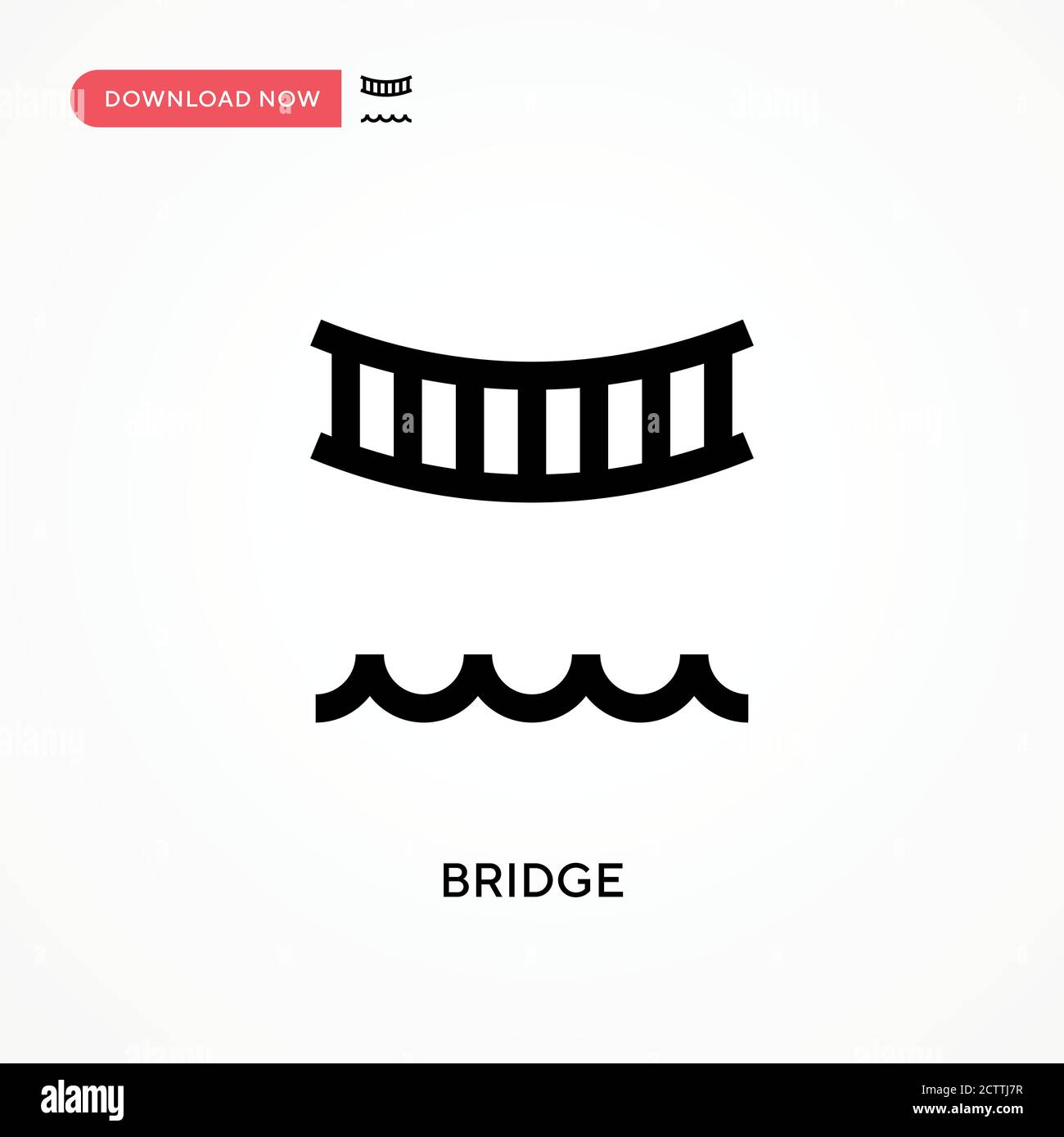 Bridge vector icon. . Modern, simple flat vector illustration for web ...
