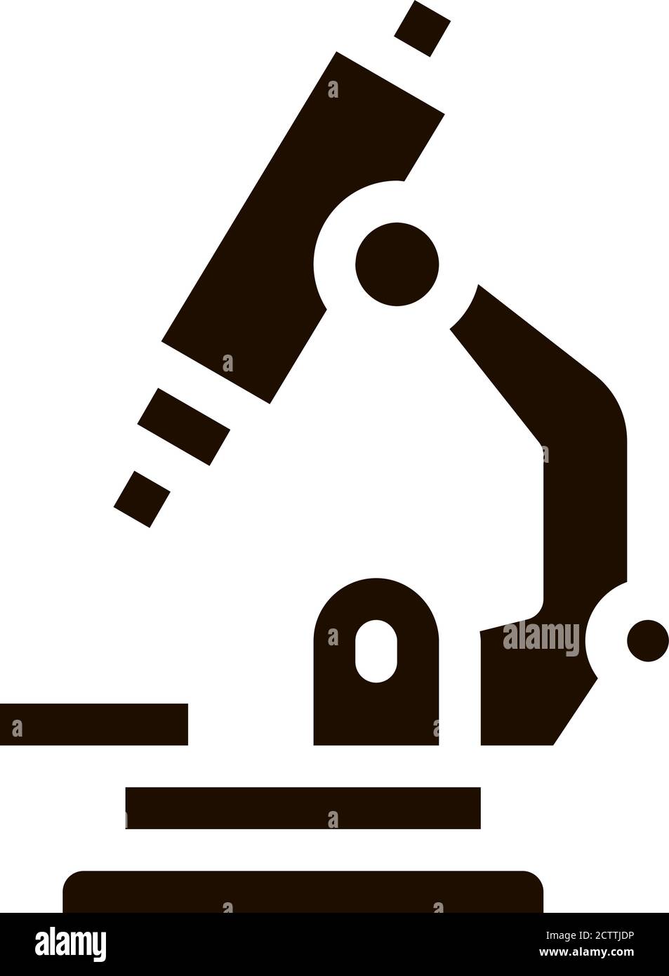 Medical Equipment Microscope Vector Icon Stock Vector Image & Art - Alamy