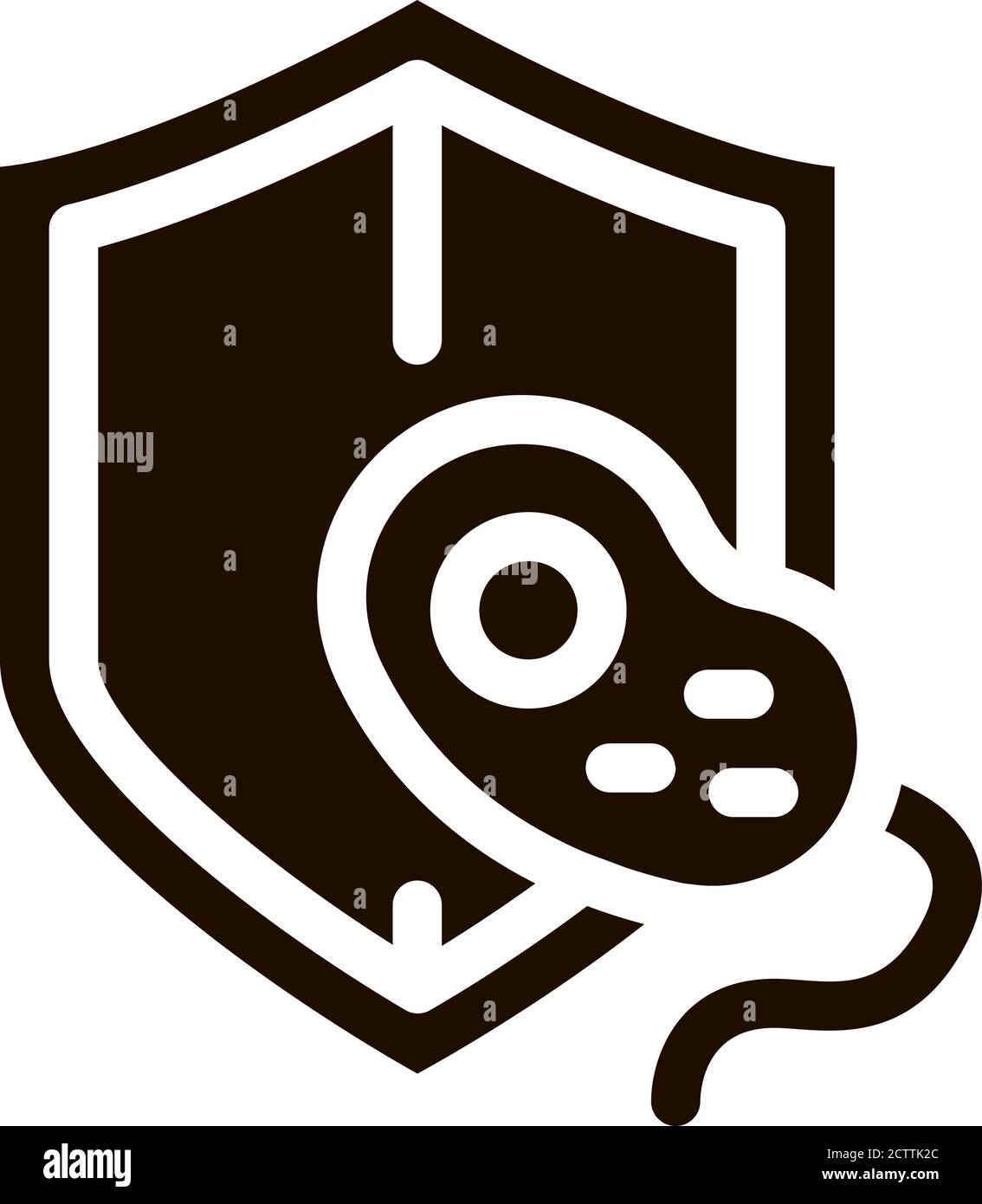 Safeguard Healthcare Bacteria Vector Sign Icon Stock Vector Image & Art ...