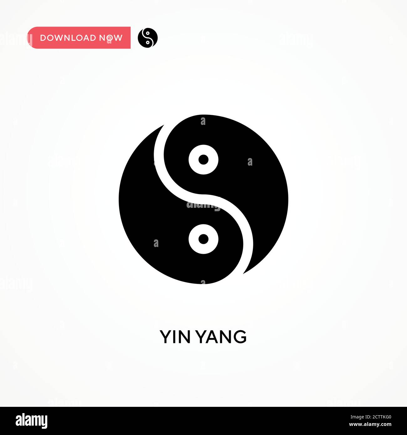 Yin yang vector icon. . Modern, simple flat vector illustration for web ...