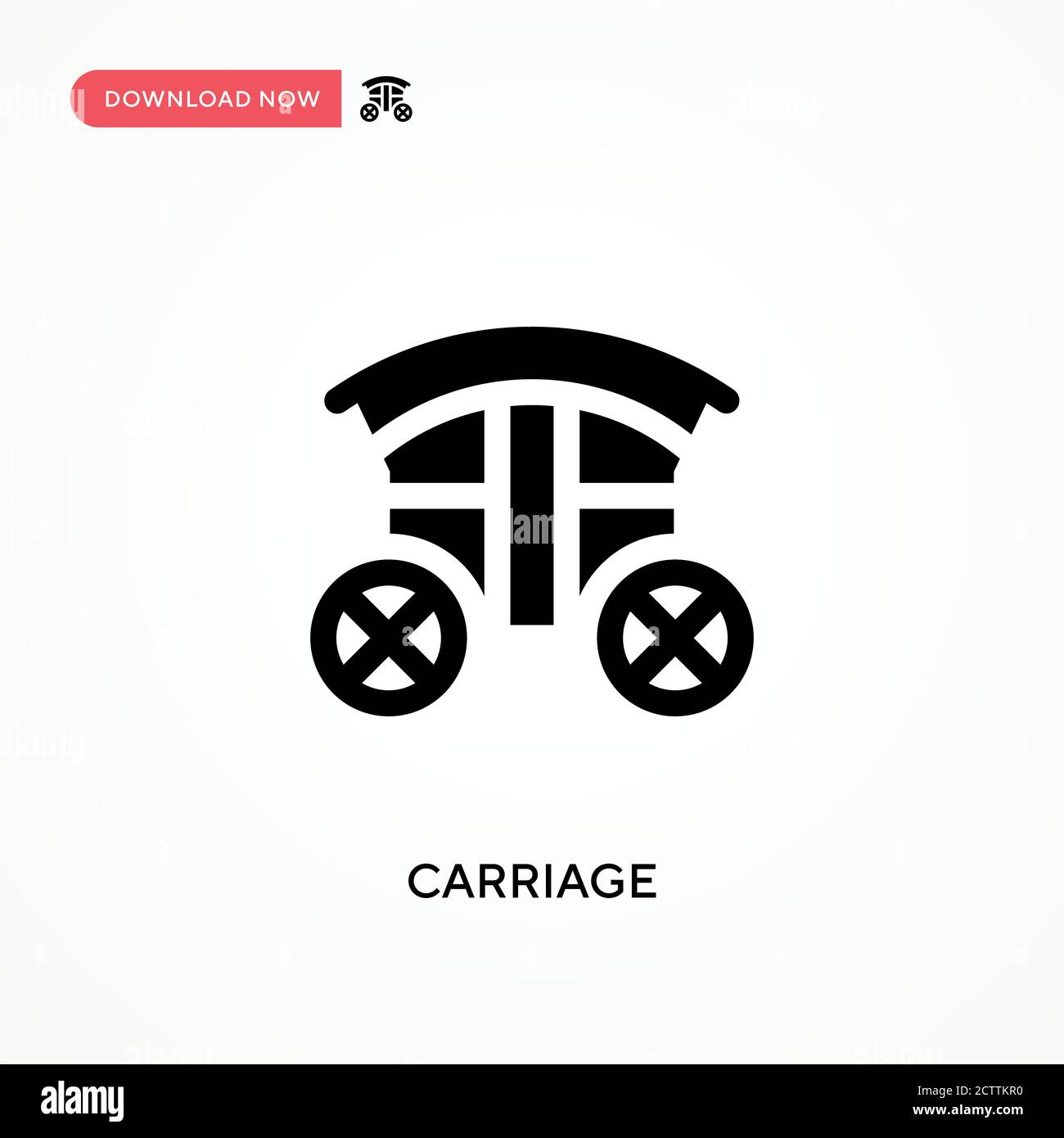 Carriage vector icon. . Modern, simple flat vector illustration for web ...