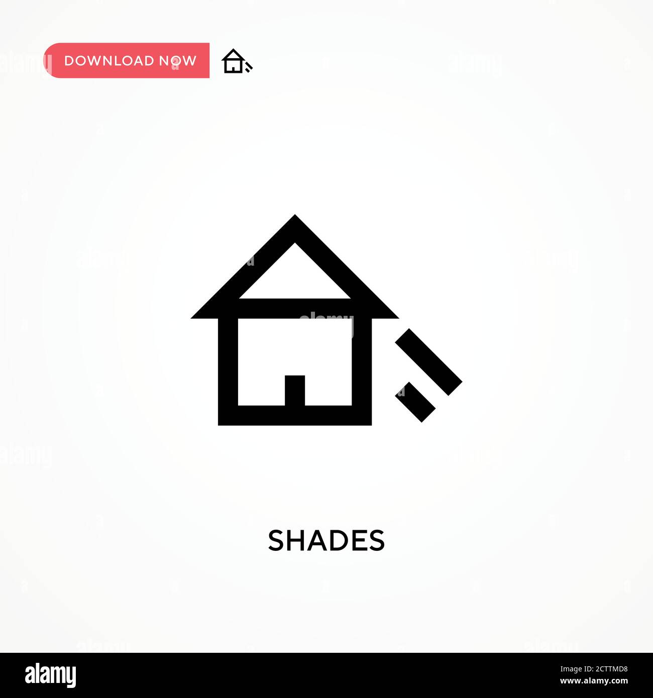 Shades vector icon. . Modern, simple flat vector illustration for web ...