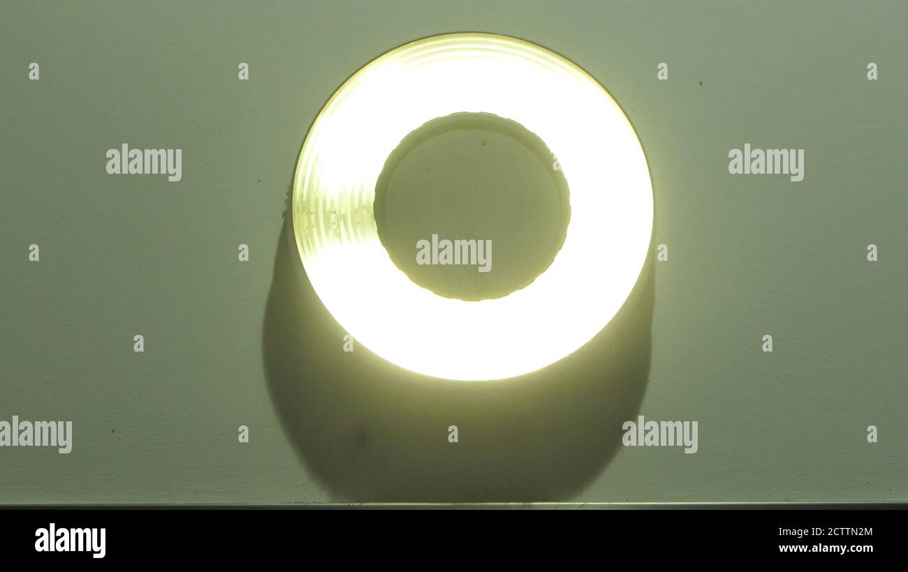 circle or round shaped object, pattern and texture in lighting Stock ...