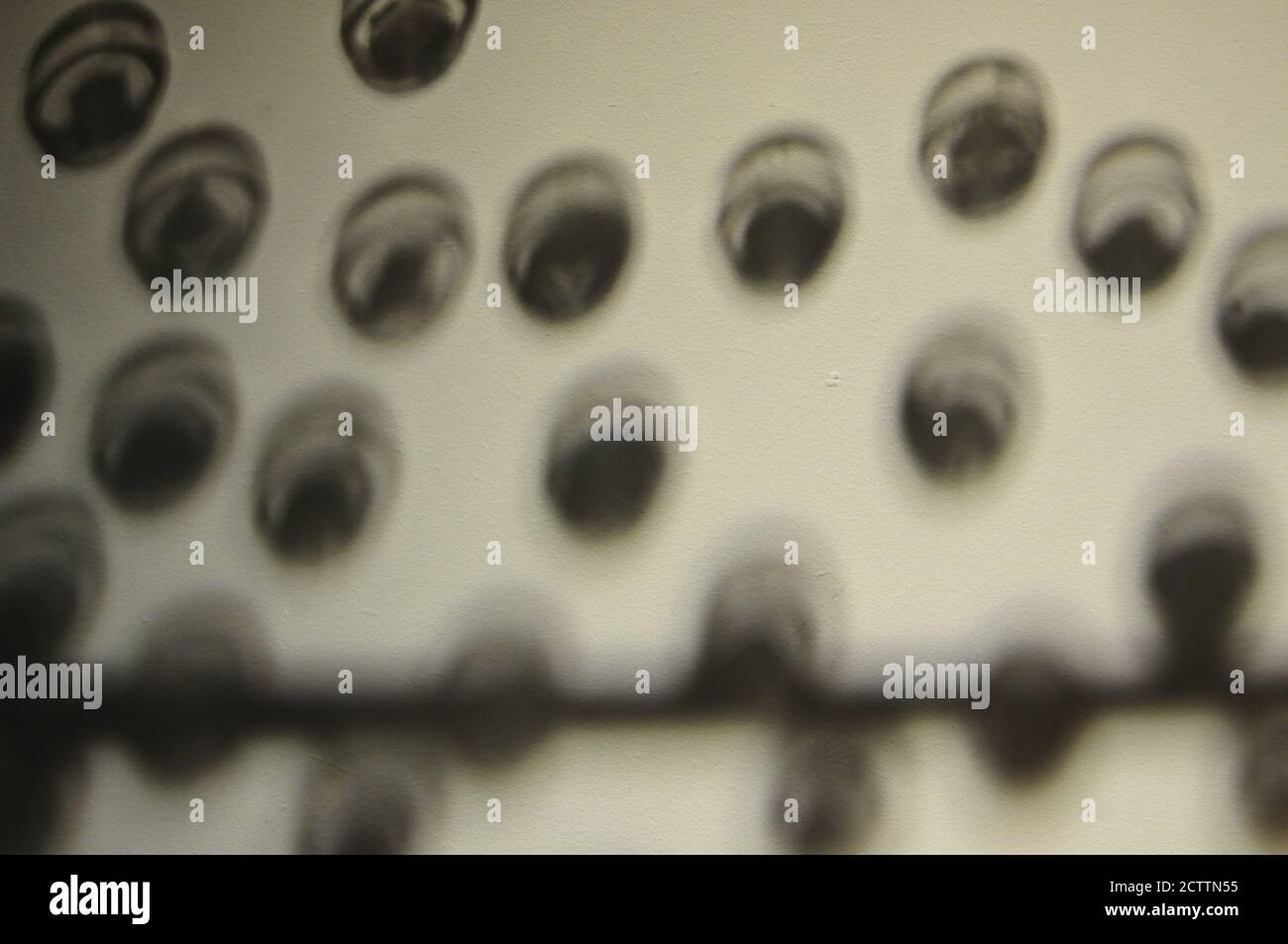 circle or round shaped object, pattern and texture in lighting Stock ...