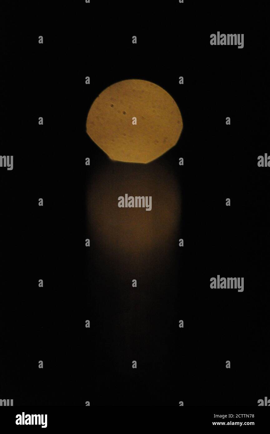 circle or round shaped object, pattern and texture in lighting Stock ...