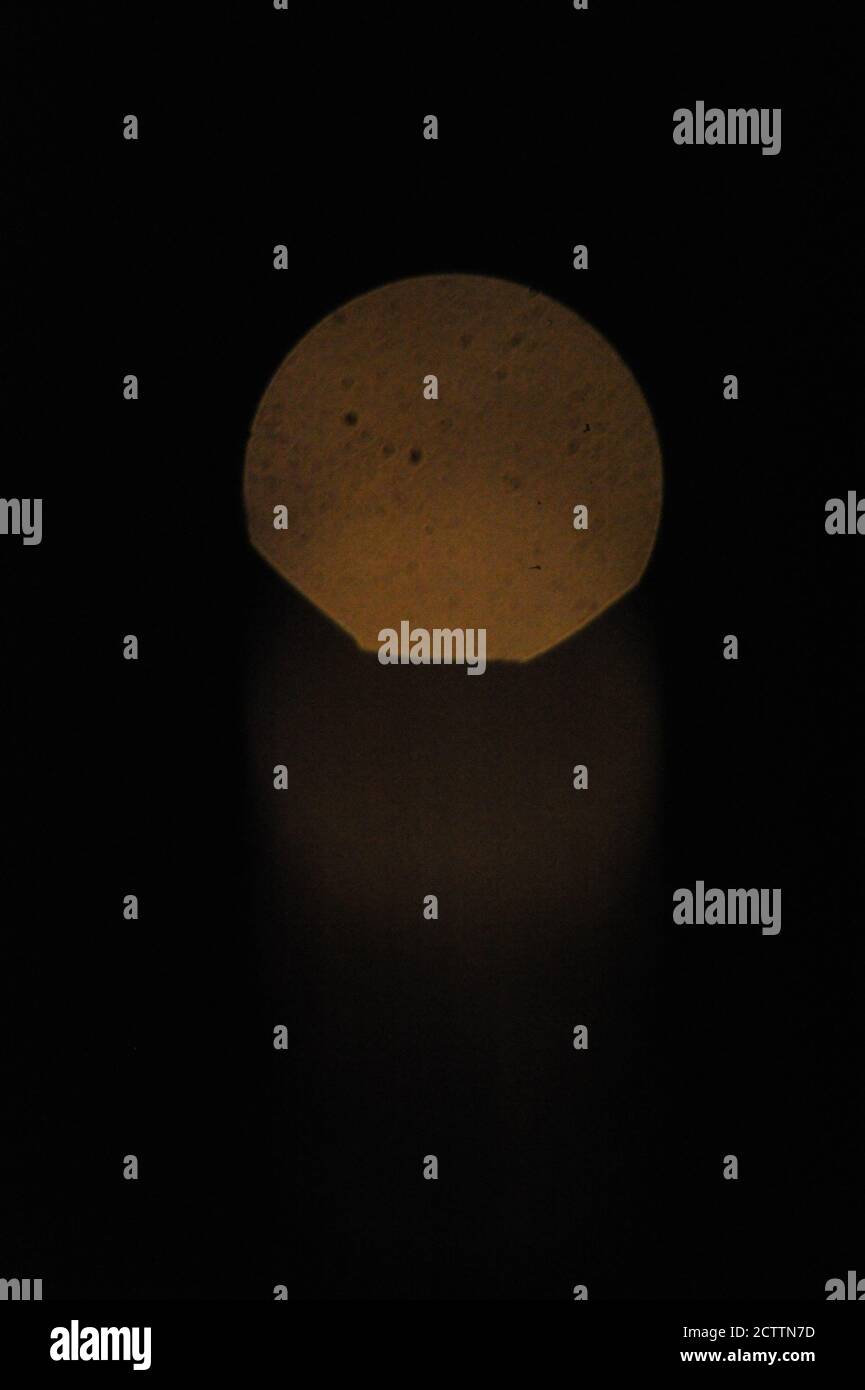 circle or round shaped object, pattern and texture in lighting Stock ...