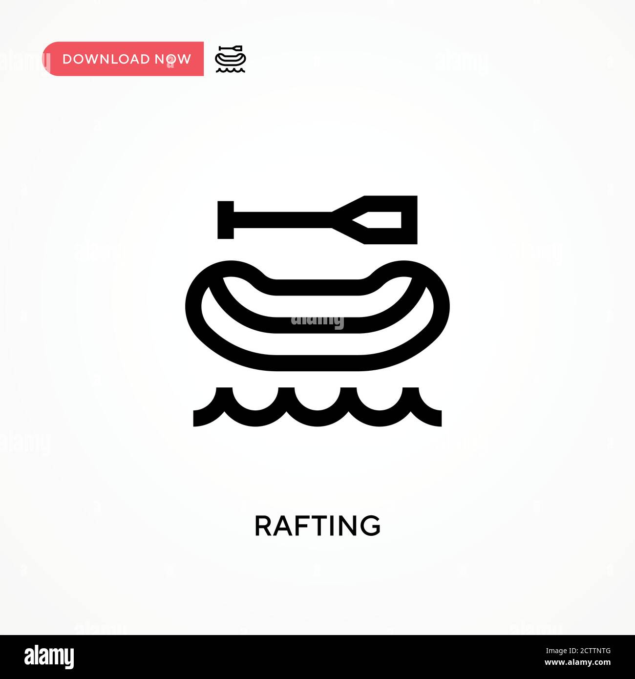 Whitewater rafting rapids Stock Vector Images - Alamy