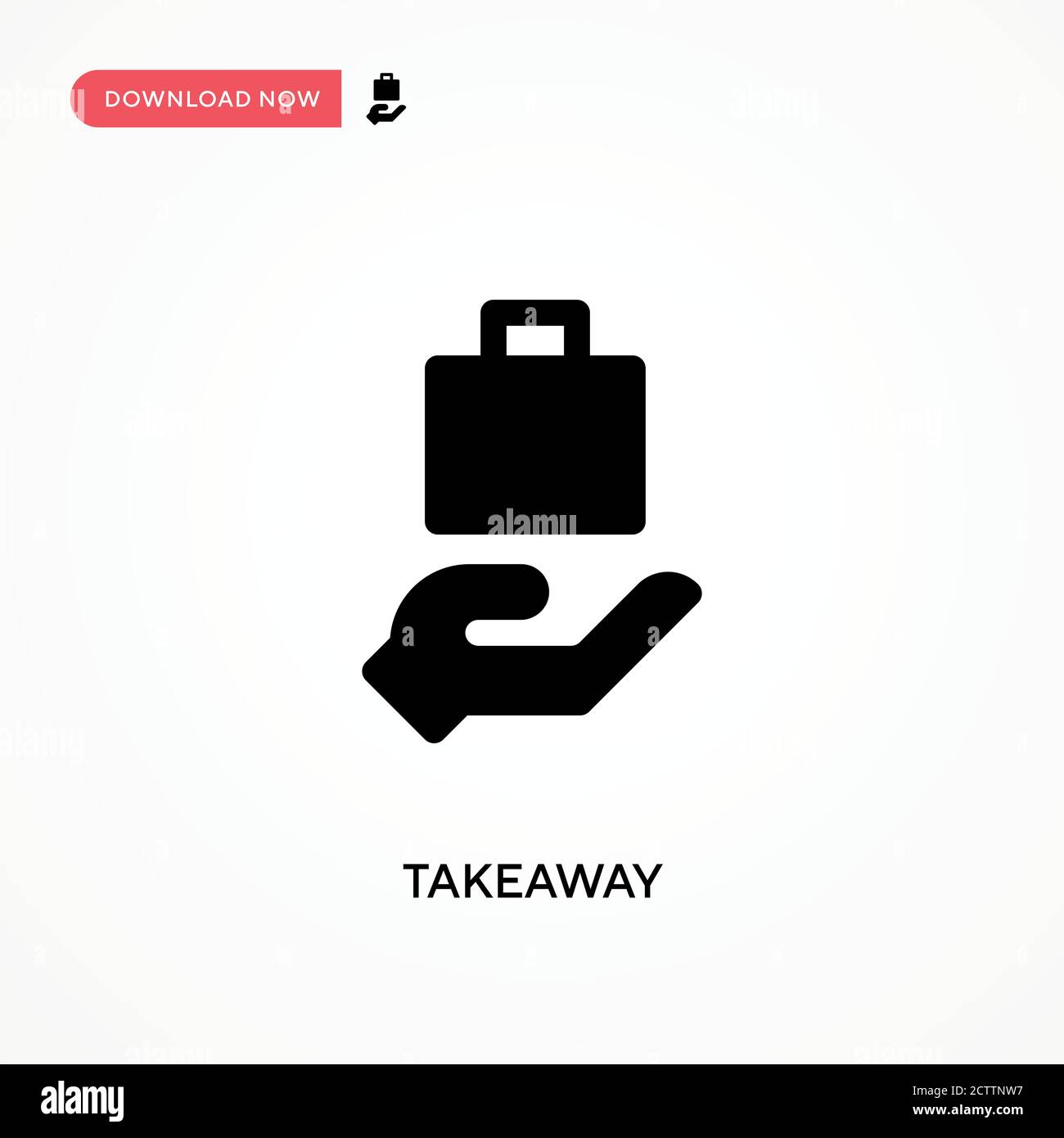 Covid takeout Stock Vector Images - Alamy
