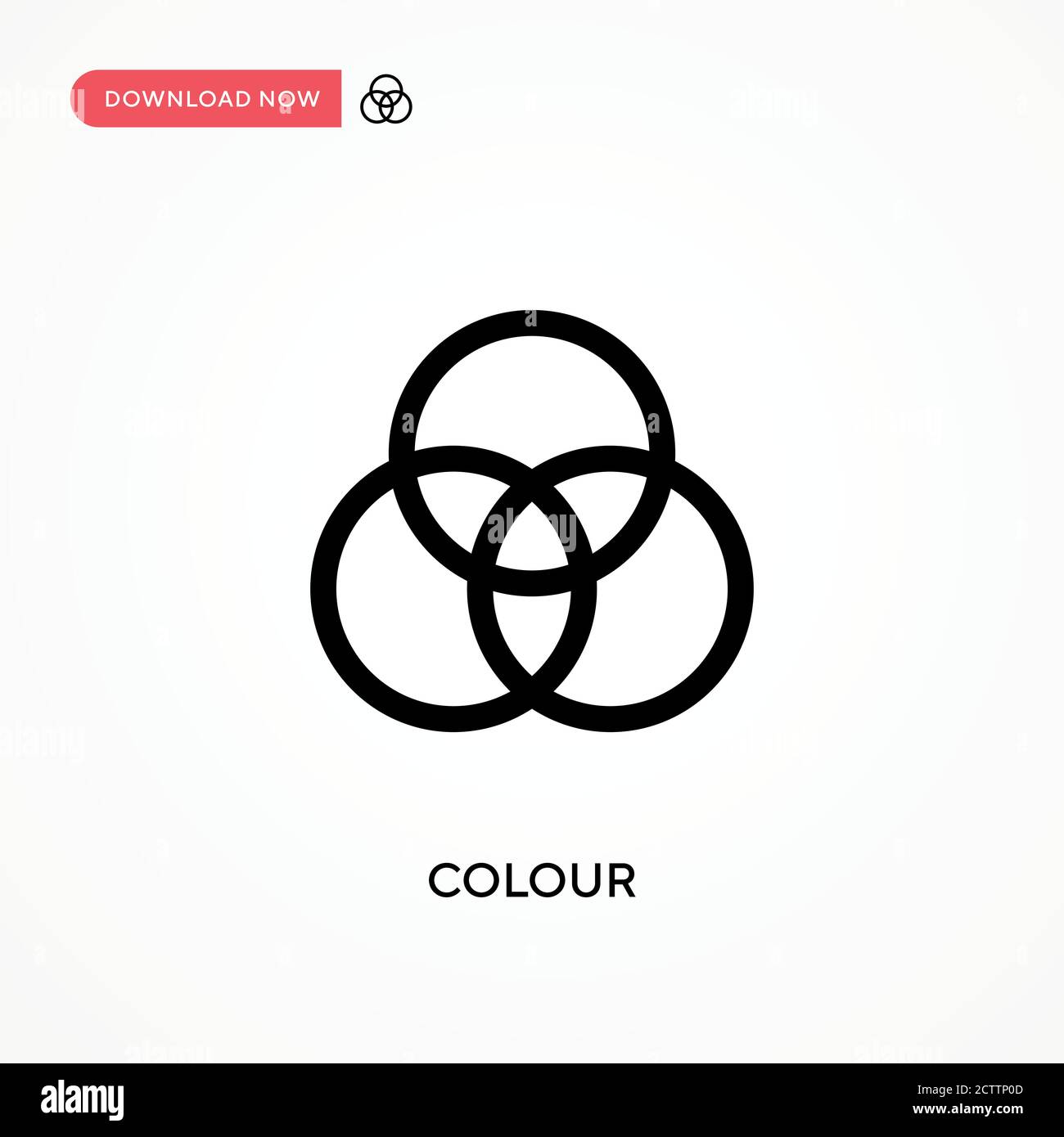 Colour vector icon. . Modern, simple flat vector illustration for web ...