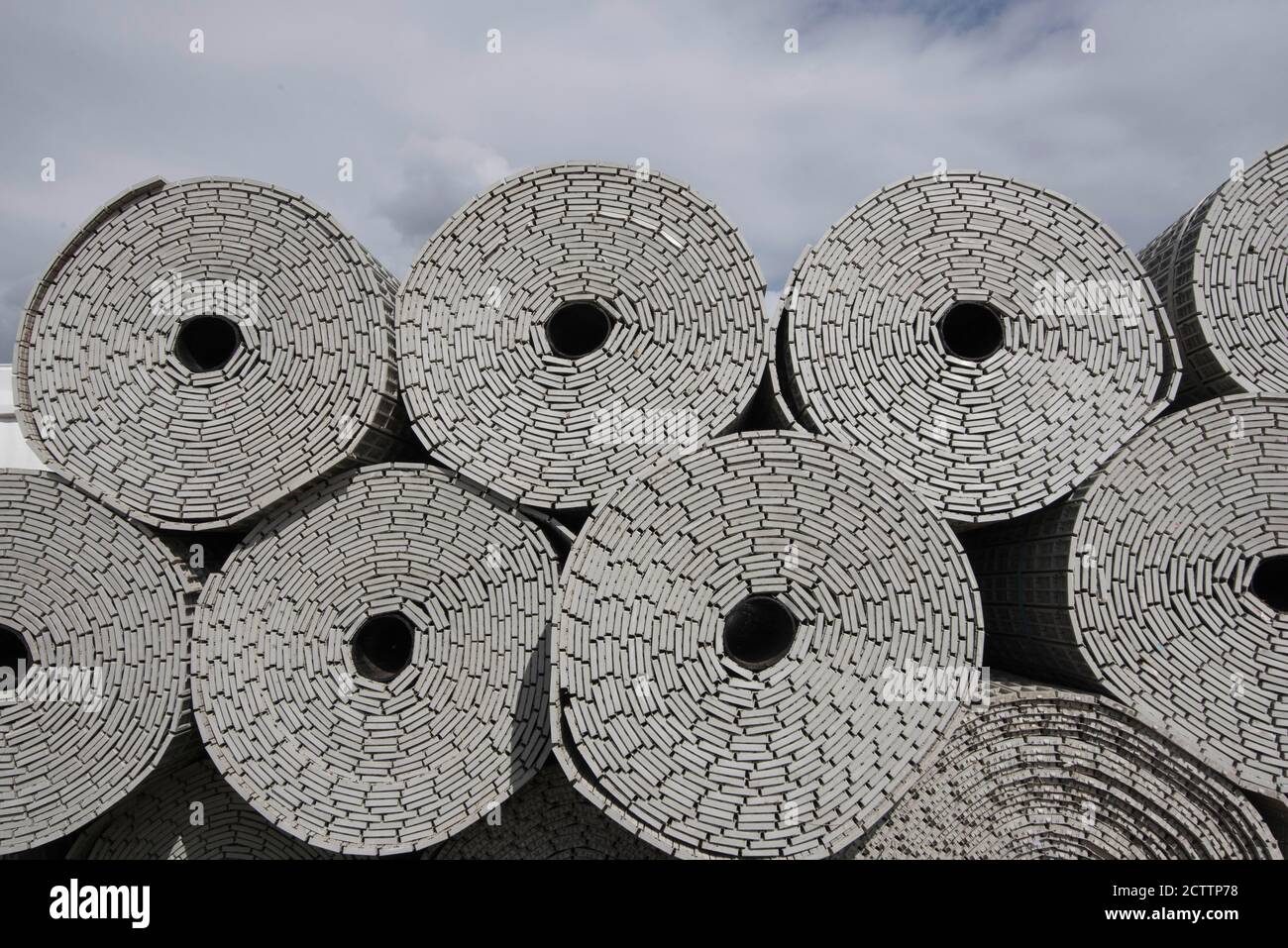 circle or round shaped object, pattern and texture on a surface Stock ...