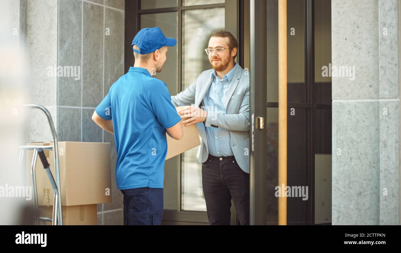 Cargo truck delivers orders hi-res stock photography and images - Alamy
