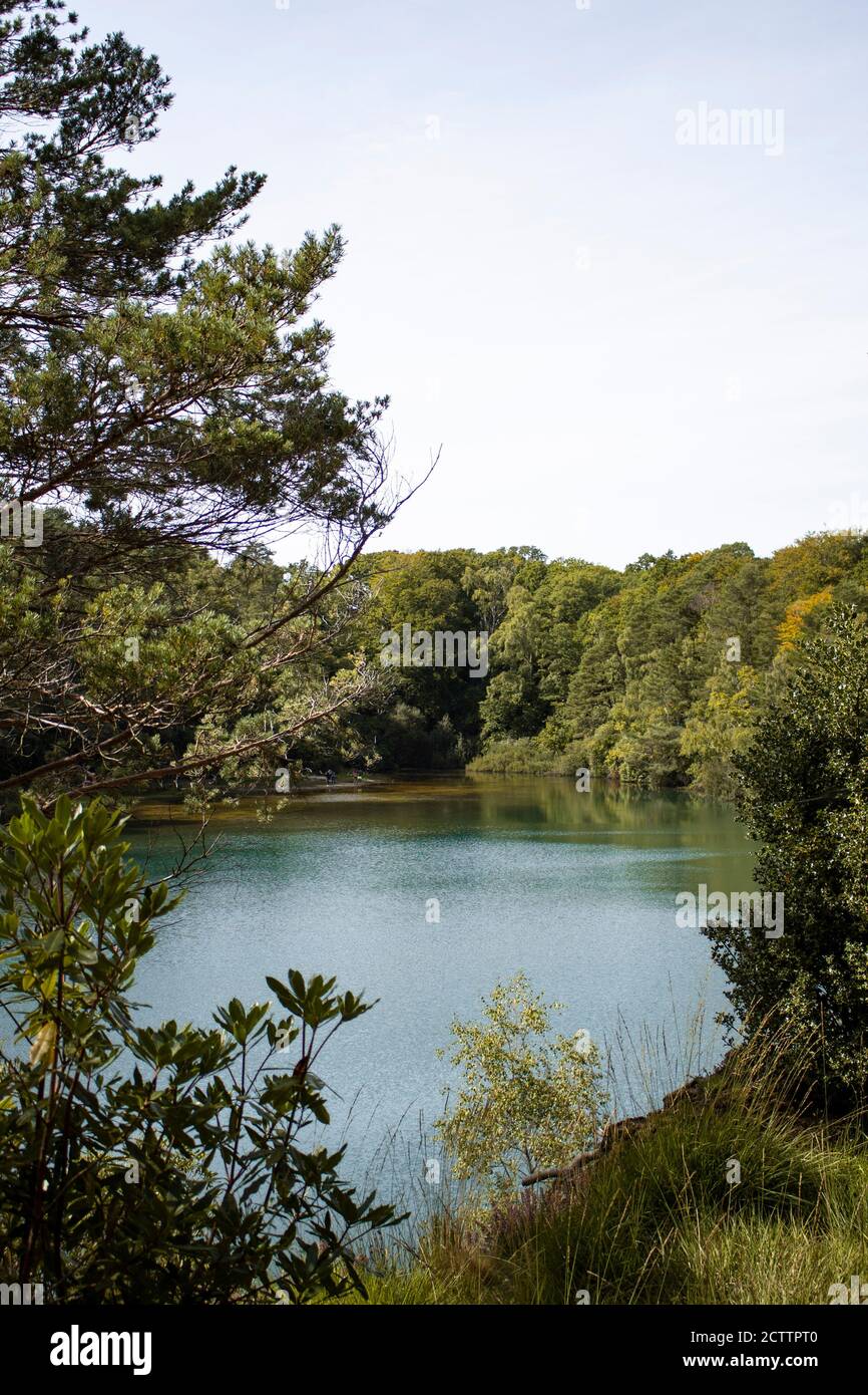 Blue Pool, Wareham, UK Stock Photo - Alamy