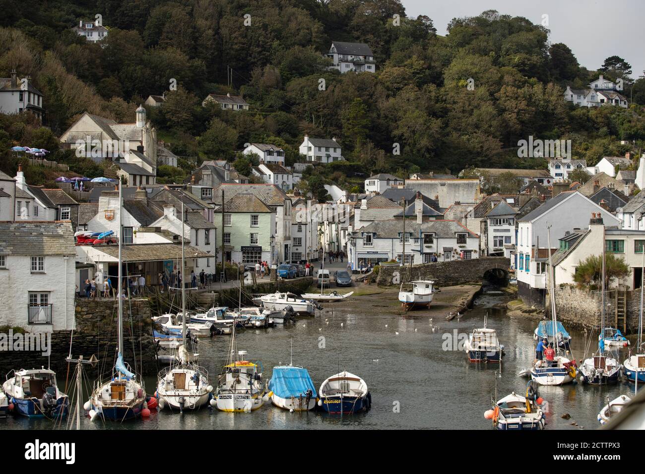 Polperro fishing boat hi-res stock photography and images - Alamy